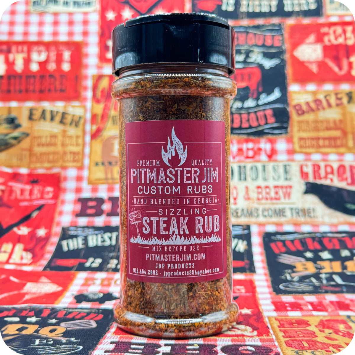 Sizzling Steak Rub – Pitmaster Jim Custom Rubs